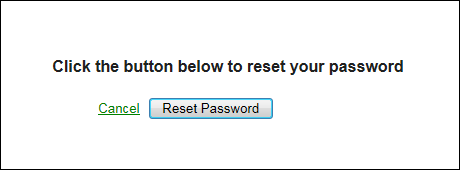 Resetting Your Password